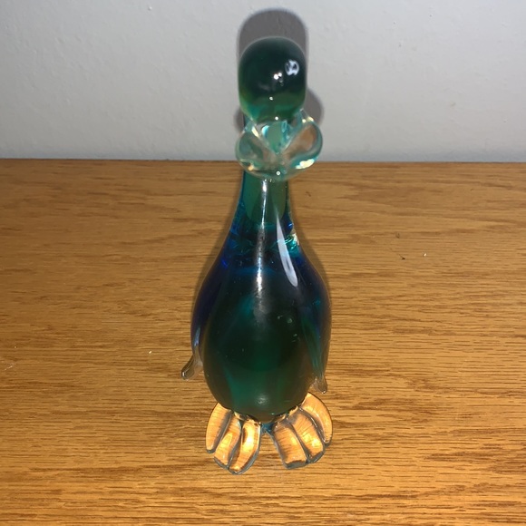 Murano | Art | Italian Murano Glass Mid Century Stylized Duck Clear ...